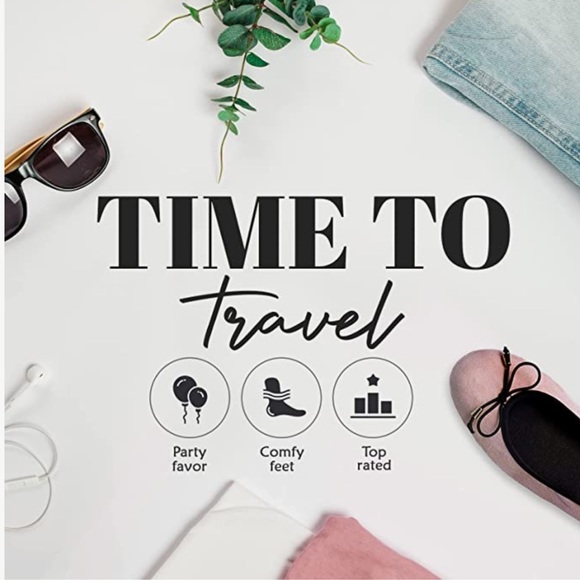 silky toes | Shoes | M 78 L 89 Red Foldable Travel Ballet Flat Roll Up ...